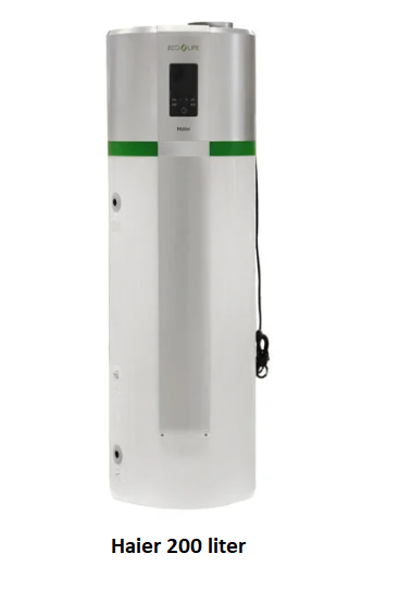 Haier warmtepompboiler - Verwarmen zonder CV